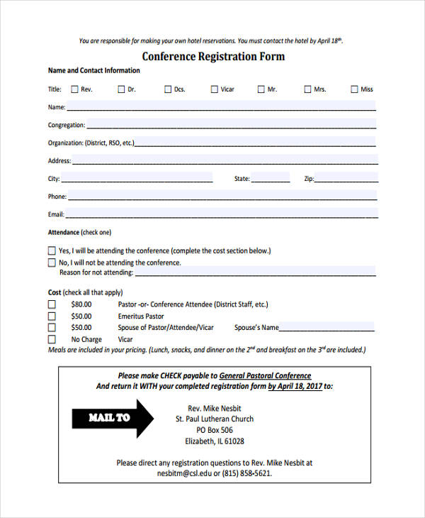 FREE 18+ Hotel Check-In Forms in PDF