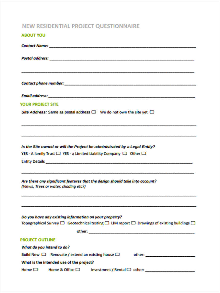 FREE 10+ Client Satisfaction Questionnaire Form Samples, PDF, MS Word ...