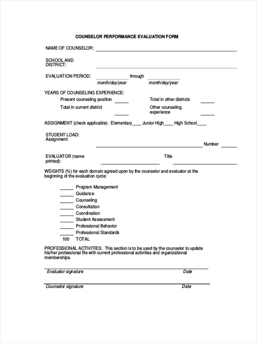 FREE 34+ Counselling Forms in PDF | Ms Word