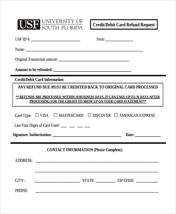 FREE 6+ Credit Accounting Forms in PDF