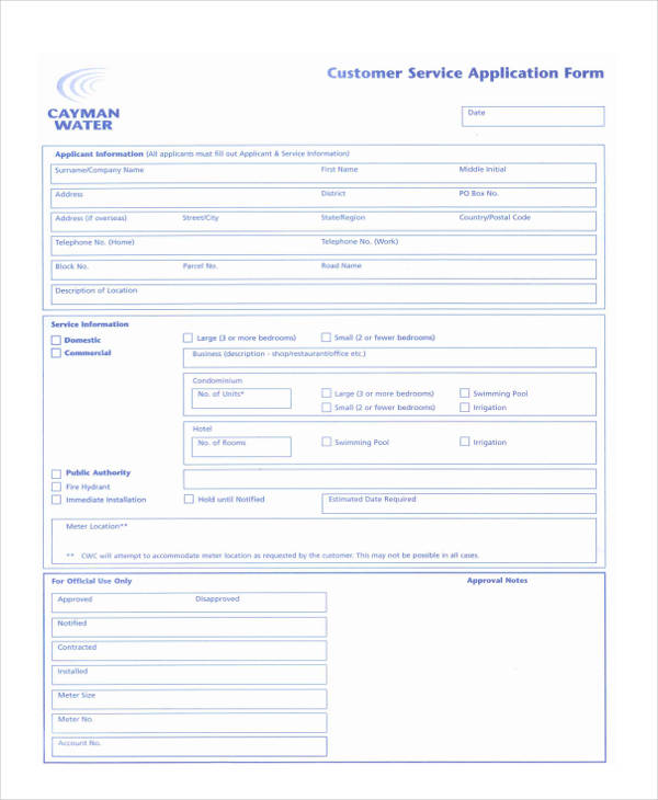 FREE 18+ Customer Service Form Samples, PDF, MS Word, Google Docs