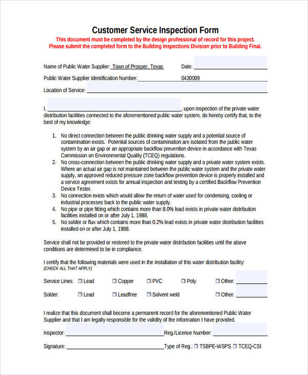 FREE 18+ Customer Service Form Samples, PDF, MS Word, Google Docs