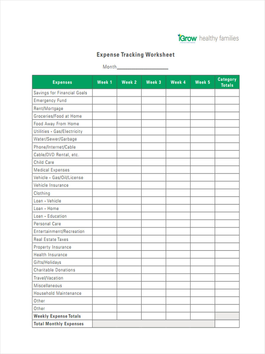 FREE 5 Daily Budget Forms In PDF
