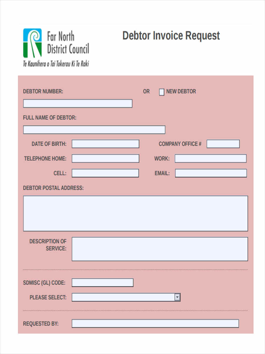 FREE 9+ Invoice Request Forms in MS Word | PDF | Excel