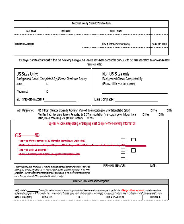FREE 9+ Employee Confirmation Forms in PDF | MS Word