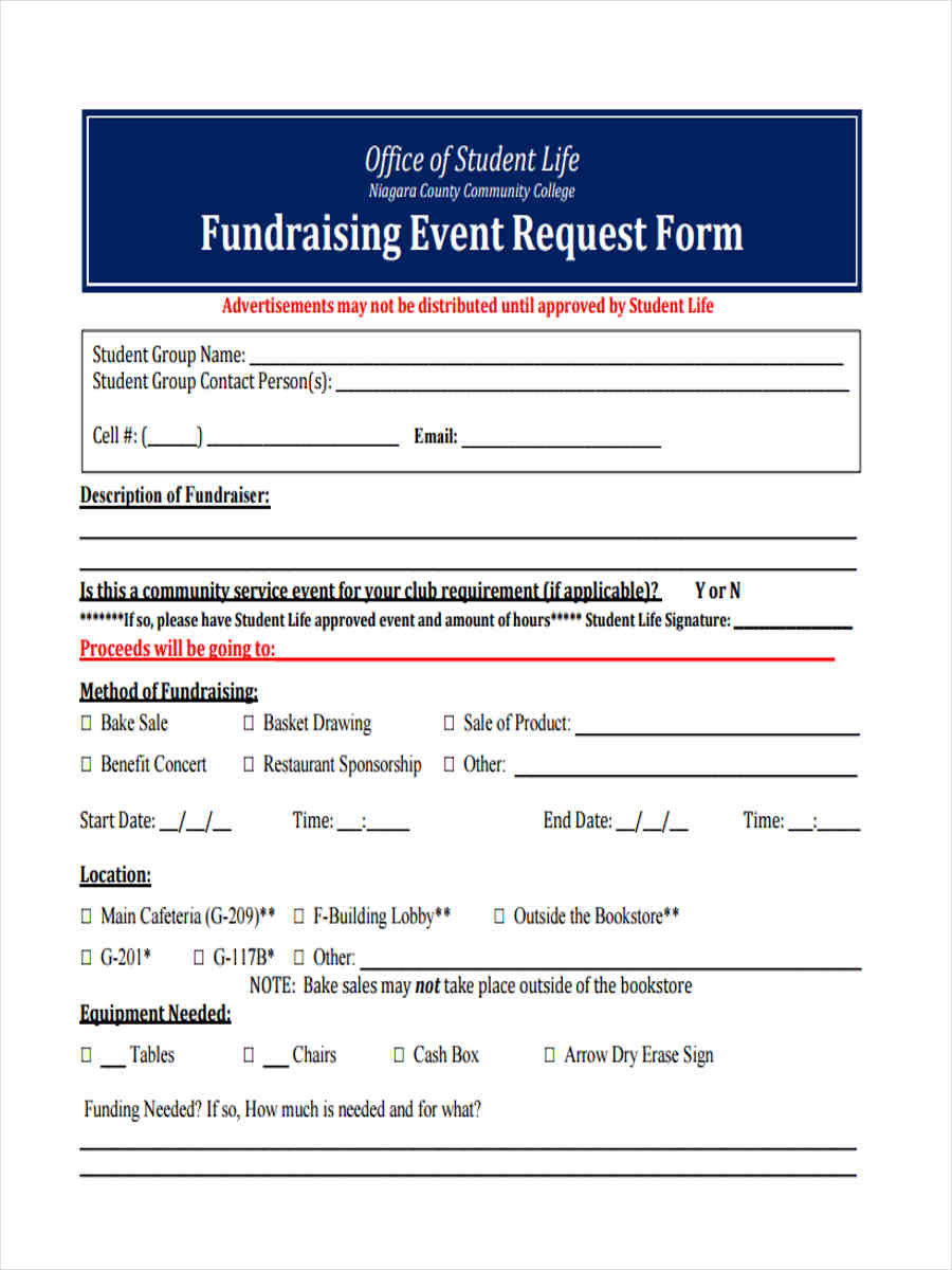 FREE 12+ Event Request Forms in PDF | Ms Word