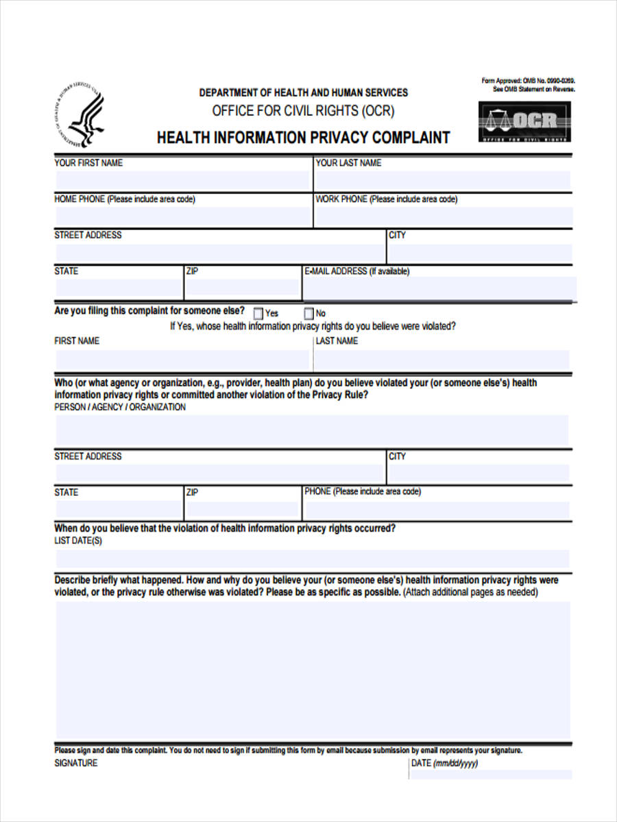 FREE 10+ Complaint Investigation Forms in PDF | Ms Word