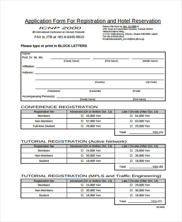 FREE 22+ Hotel Check-In Form Samples, PDF, MS Word, Google Docs