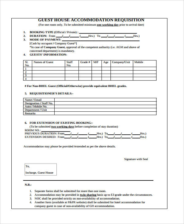 FREE 15+ Hotel Check-In Forms in PDF