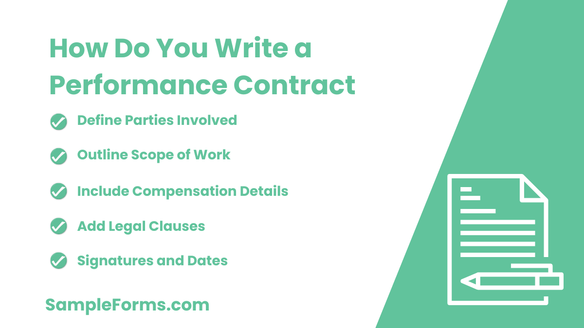 FREE 12+ Performance Contract Form Samples, PDF, MS Word, Google Docs