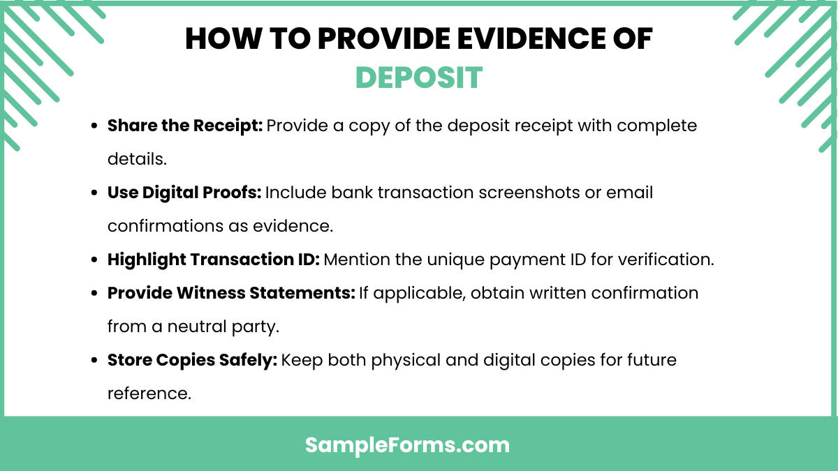 FREE 13+ Deposit Receipt Form Samples, PDF, MS Word, Google Docs, Excel