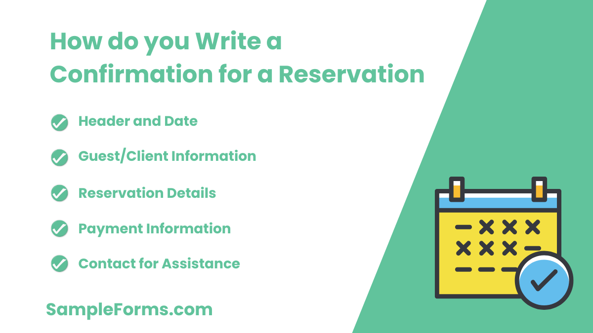 FREE 15+ Booking Confirmation Form Samples, PDF, MS Word, Google Docs