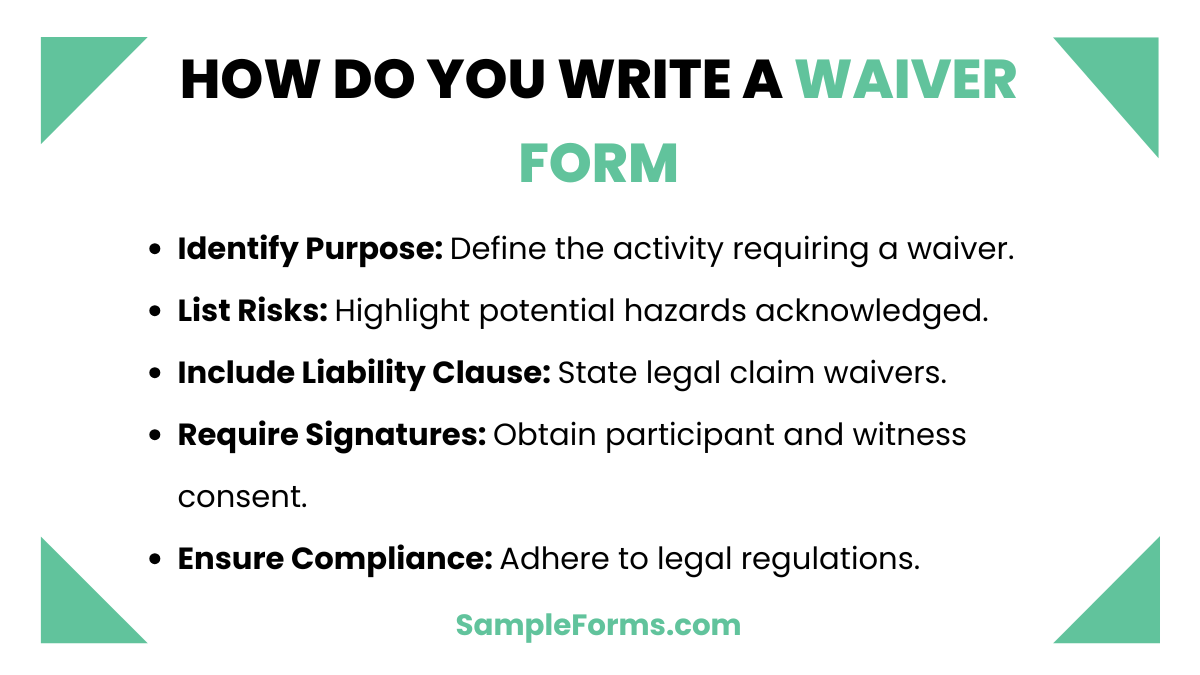 FREE 13+ Event Waiver Form Samples, PDF, MS Word, Google Docs