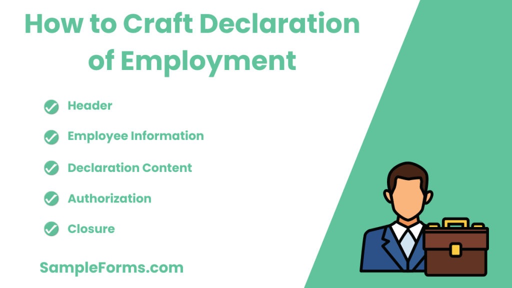 FREE 13+ Employment Declaration Form Samples, PDF, MS Word, Google Docs