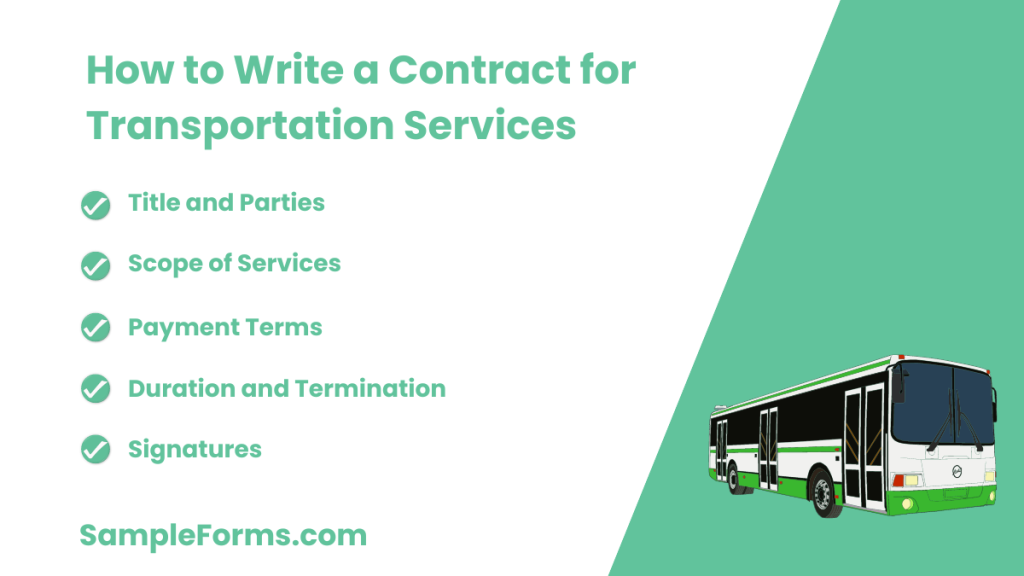 FREE 12+ Transportation Contract Form Samples, PDF, MS Word, Google Docs