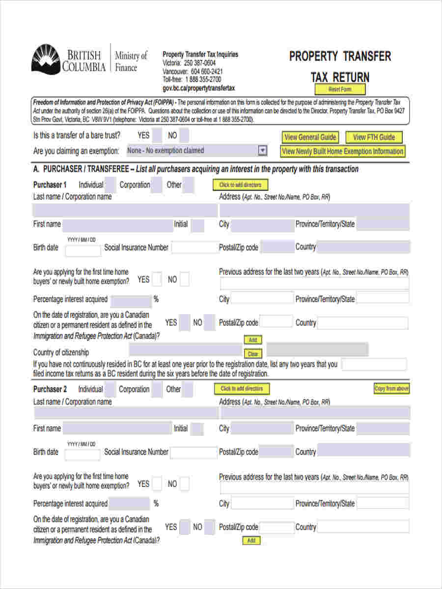FREE 10+ Land Transfer Form Samples, PDF, MS Word, Google Docs