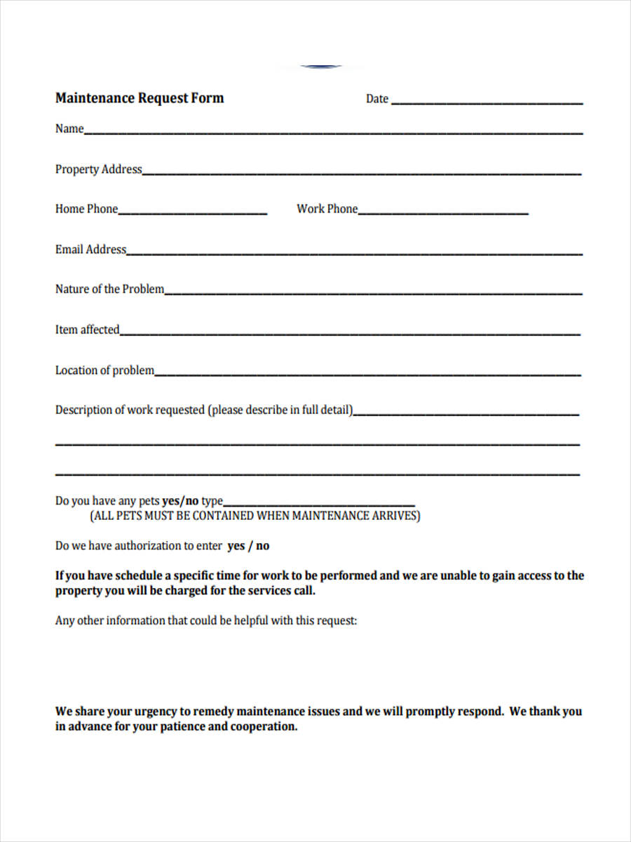 FREE 9+ Request Accounting Forms in PDF | Ms Word | Excel