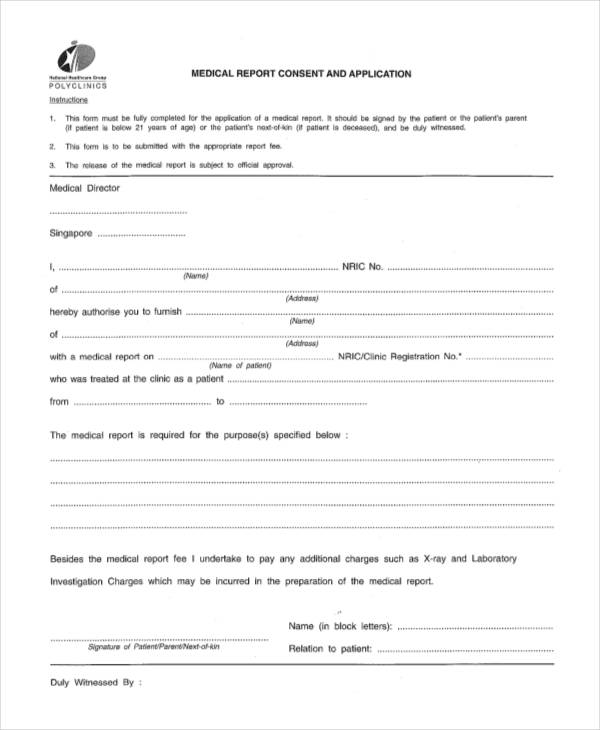 FREE 20+ Medical Consent Forms in PDF | Ms Word