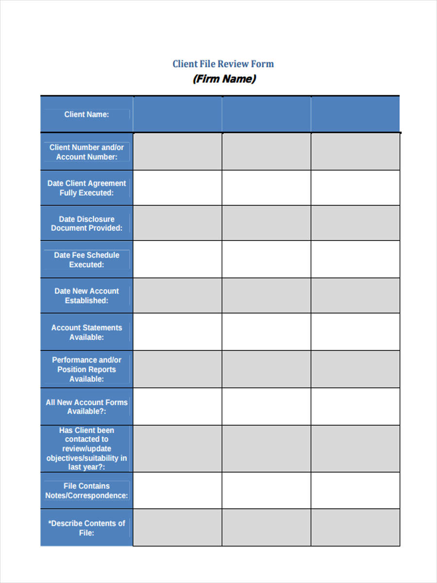 FREE 6+ Monthly Review Forms in MS Word | PDF