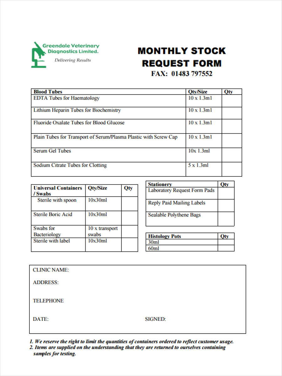 FREE 13+ Stationery Requisition Form Samples, PDF, MS Word, Google Docs