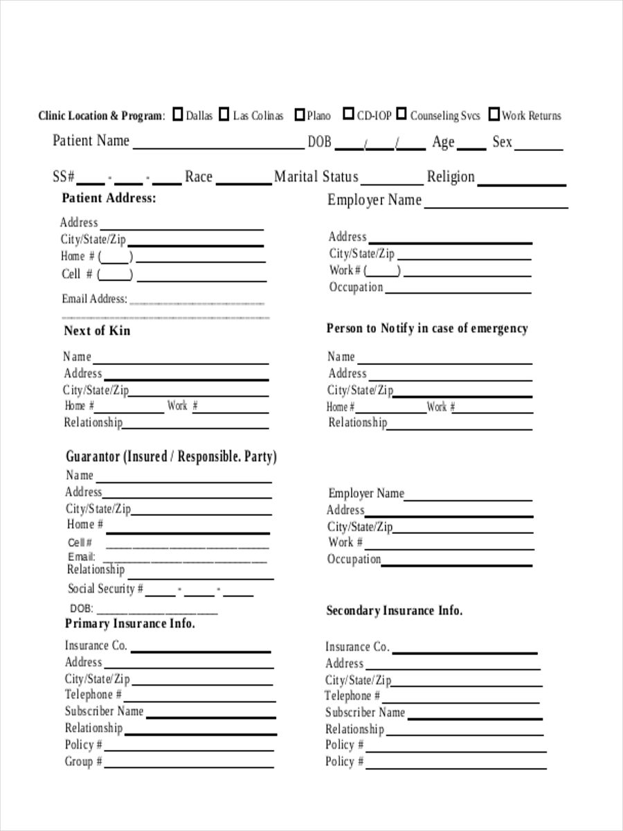 FREE 38+ Counselling Form Samples, PDF, MS Word, Google Docs