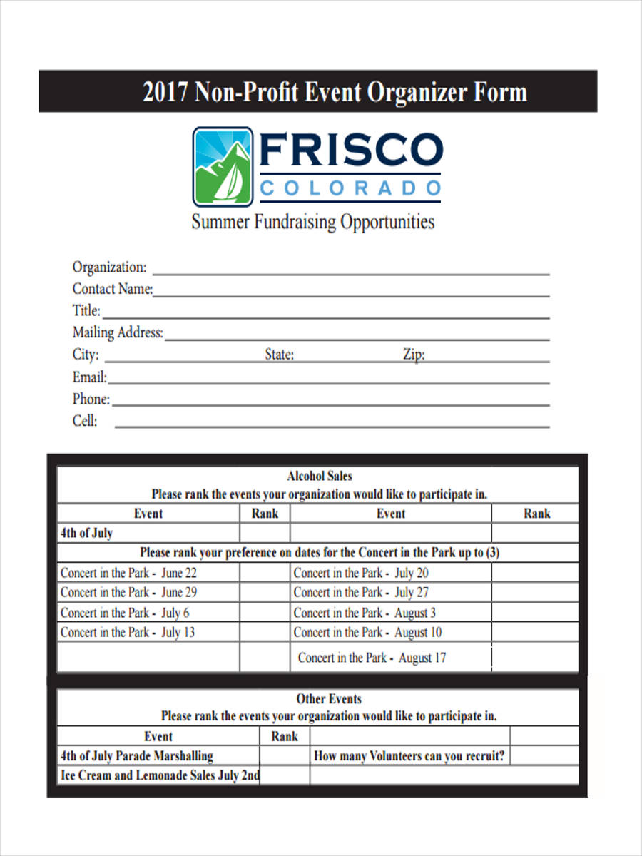 FREE 7+ Event Sponsorship Forms in MS Word | PDF | Pages