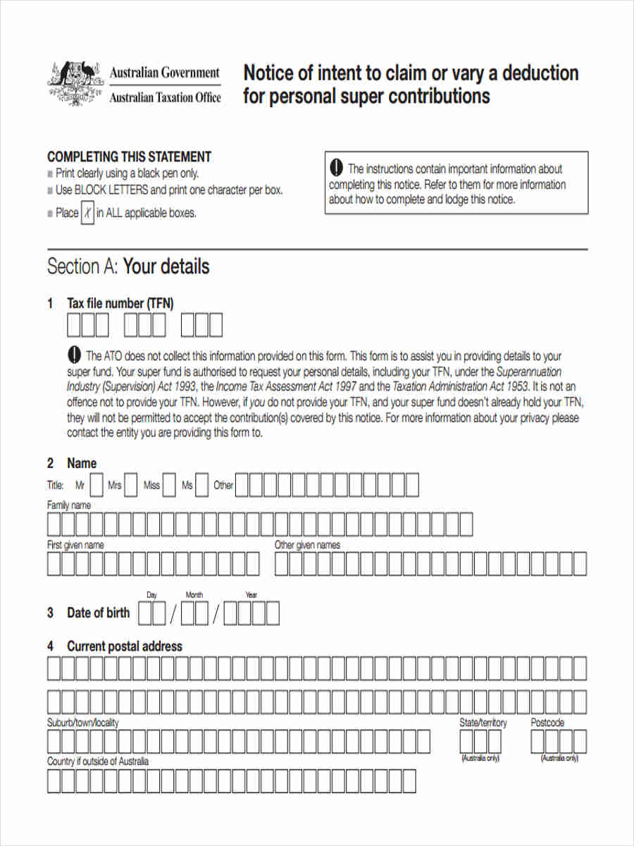 FREE 8+ Notice of Claim Form Samples in MS Word | PDF | Excel