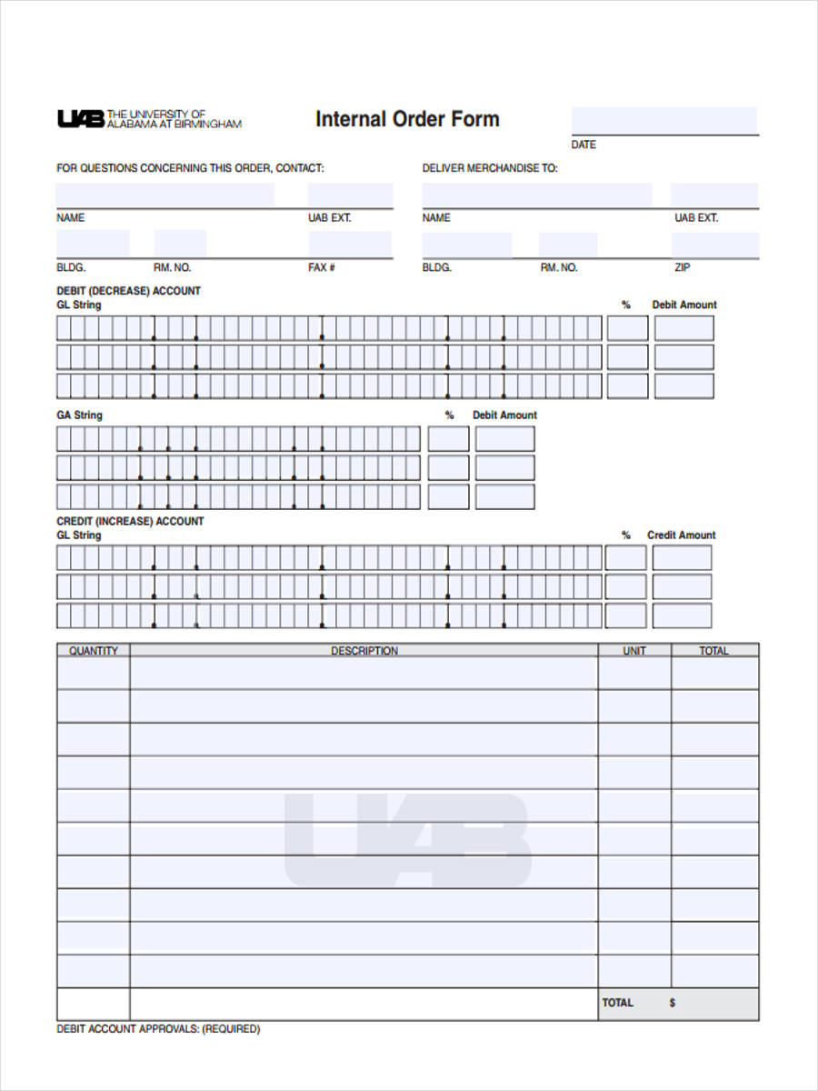 FREE 7+ Internal Requisition Forms in MS Word | PDF