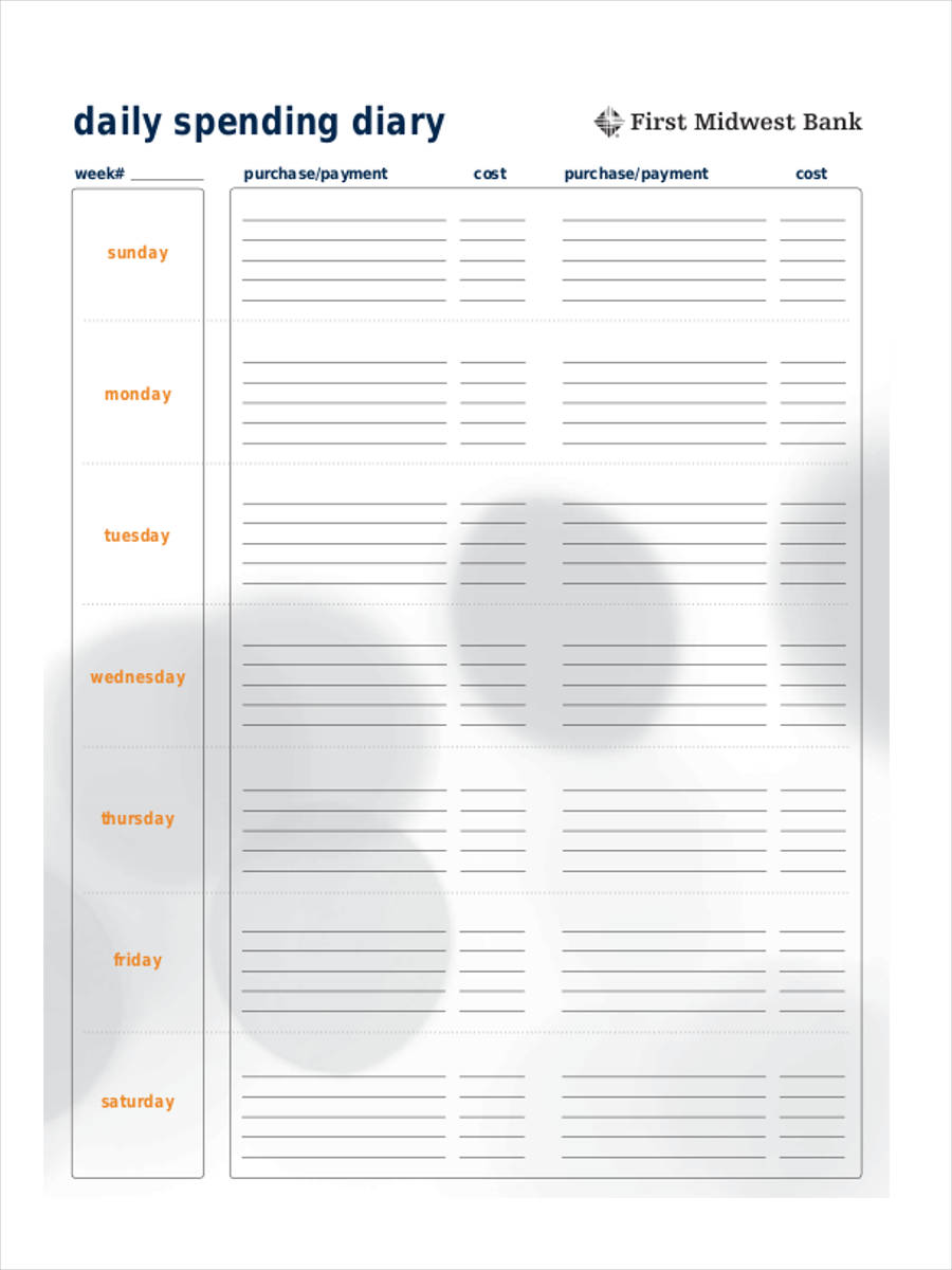 FREE 5+ Daily Budget Forms in PDF