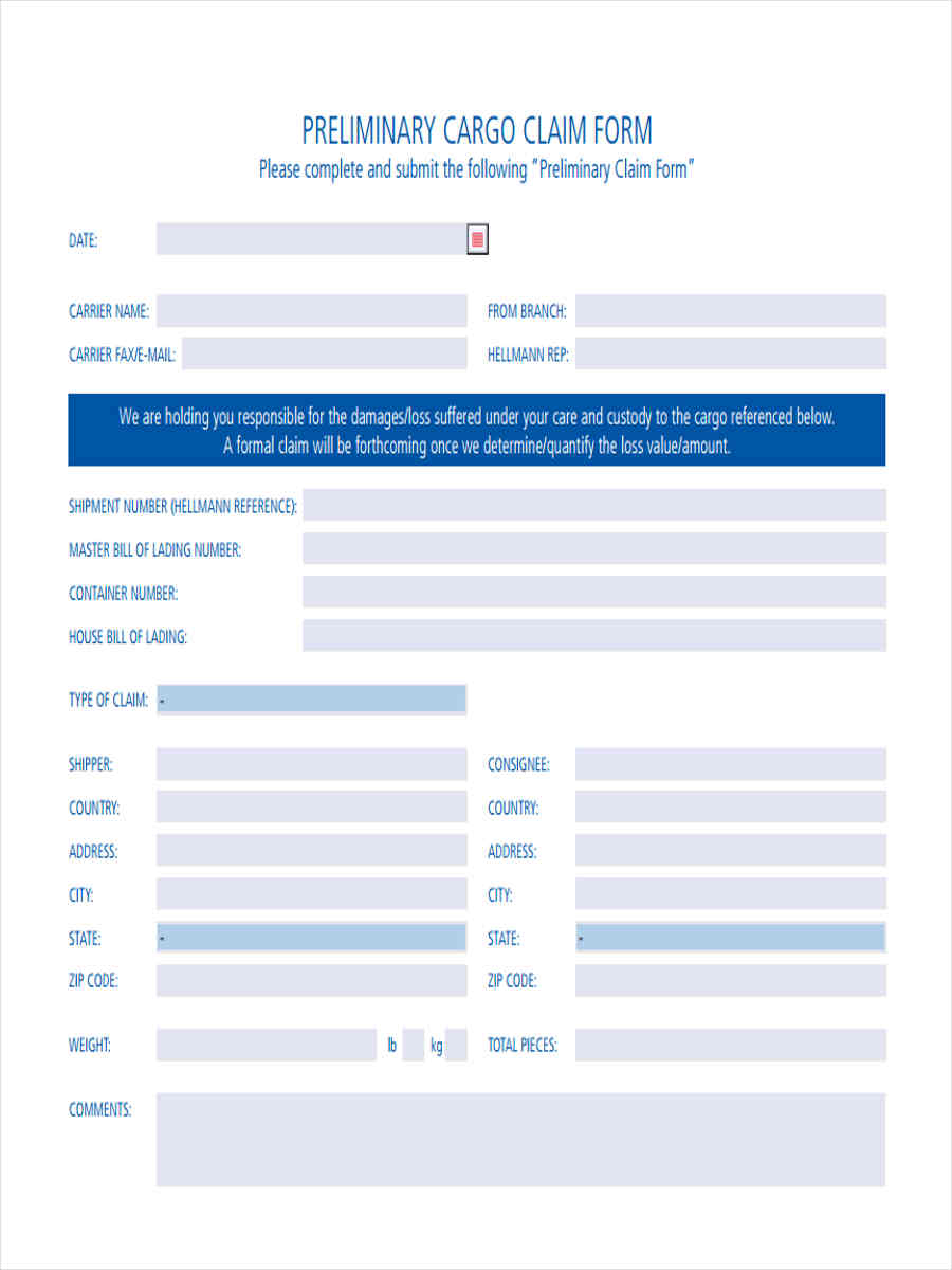 FREE 6+ Sample Preliminary Notice Forms in MS Word | PDF