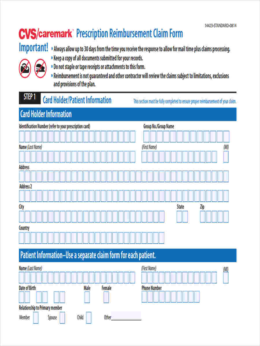 FREE 6+ Claim Reimbursement Forms in MS Word | PDF | Excel