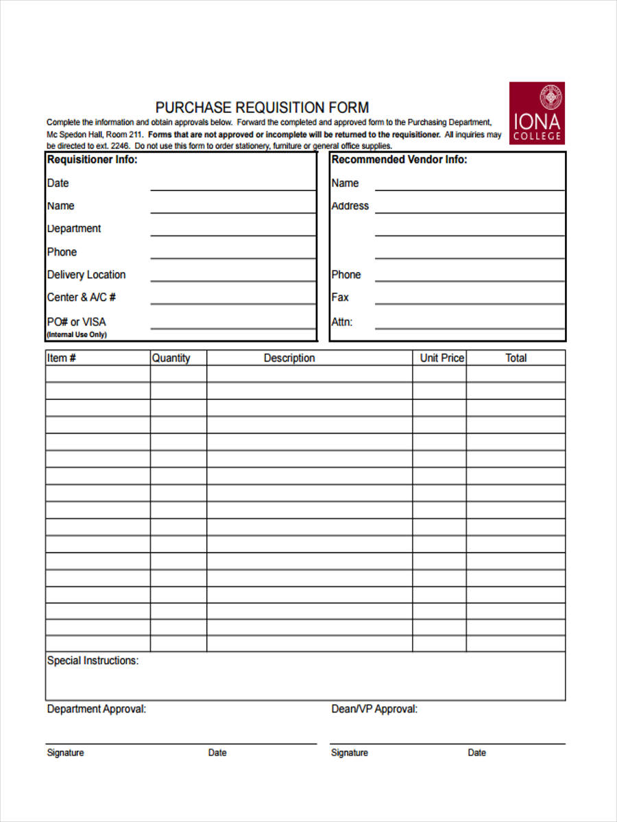 FREE 13+ Stationery Requisition Form Samples, PDF, MS Word, Google Docs