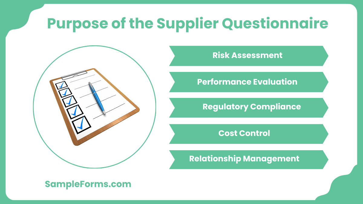 FREE 17+ Supplier Questionnaire Form Samples, PDF, MS Word, Google Docs ...