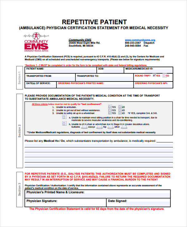 FREE 14+ Patient Assessment Form Samples, PDF, MS Word, Google Docs, Excel