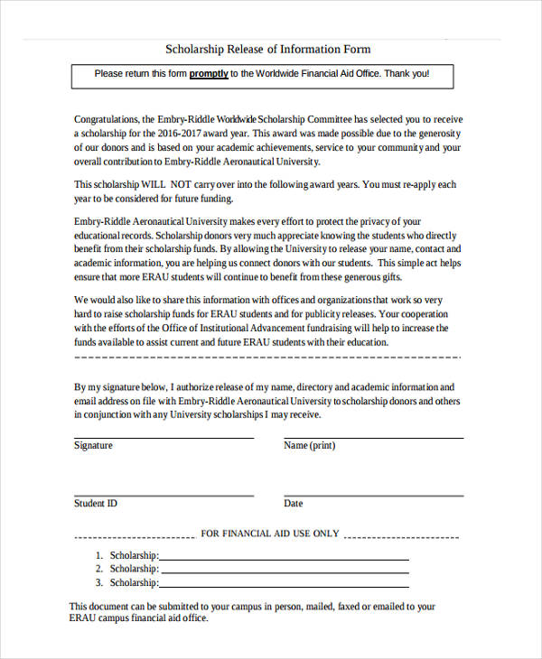 FREE 24+ General Release of Information Forms in PDF | Ms Word