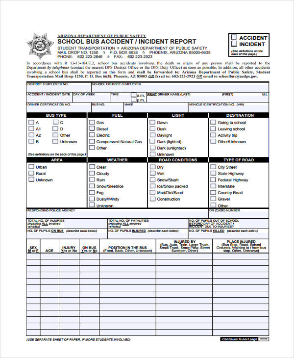 FREE 9+ Accident Statement Form Samples, PDF, MS Word, Google Docs