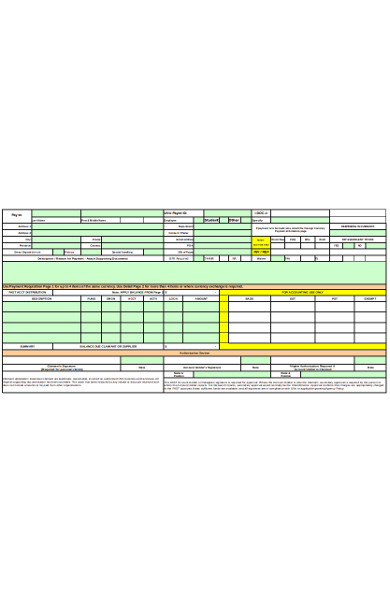 FREE 11+ Payment Requisition Form Samples, PDF, MS Word, Google Docs, Excel