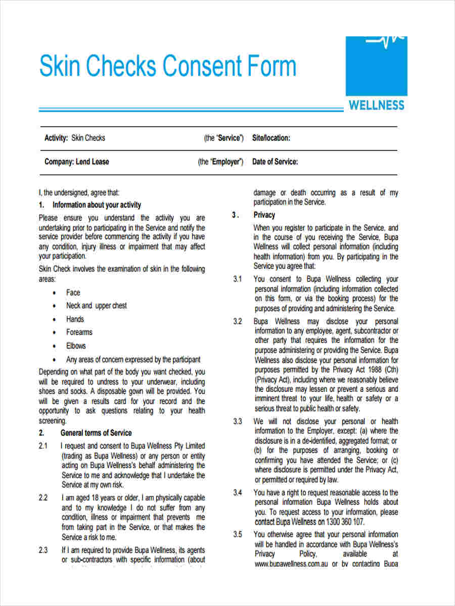 FREE 10+ Check Consent Forms in PDF | Ms Word