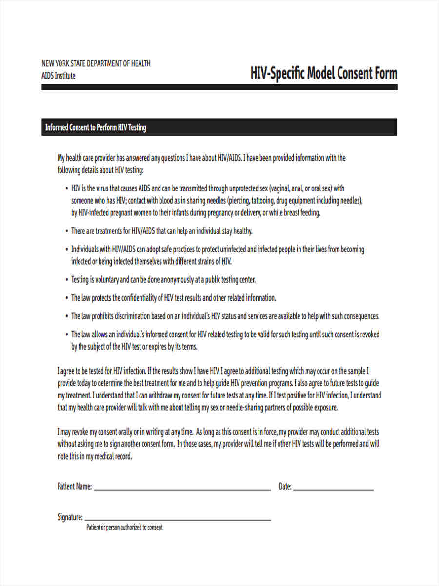 FREE 9+ Model Consent Forms in MS Word | PDF