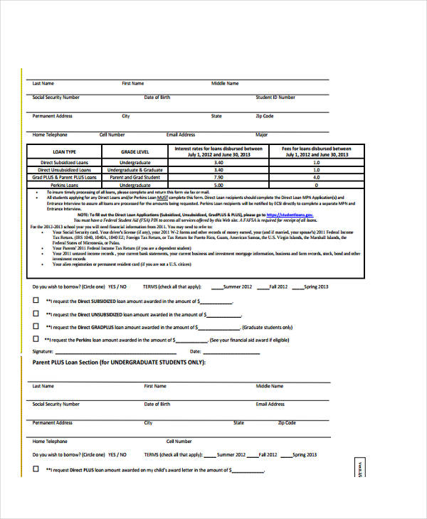 FREE 9+ Sample Loan Confirmation Forms in PDF