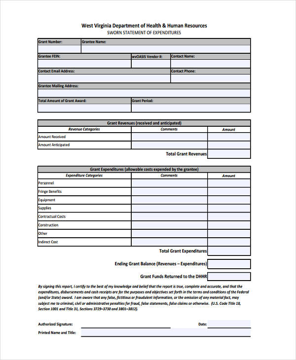 FREE 9+ Sworn Statement Forms in PDF | Ms Word | Excel