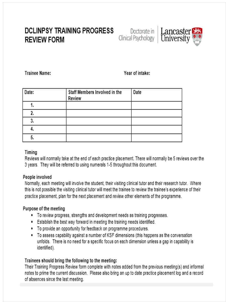 FREE 7+ Training Review Forms in PDF | MS Word