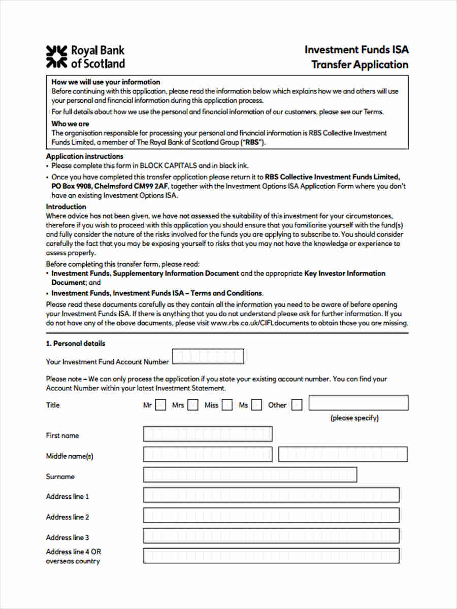FREE 8+ Stock Transfer Forms in PDF | Ms Word