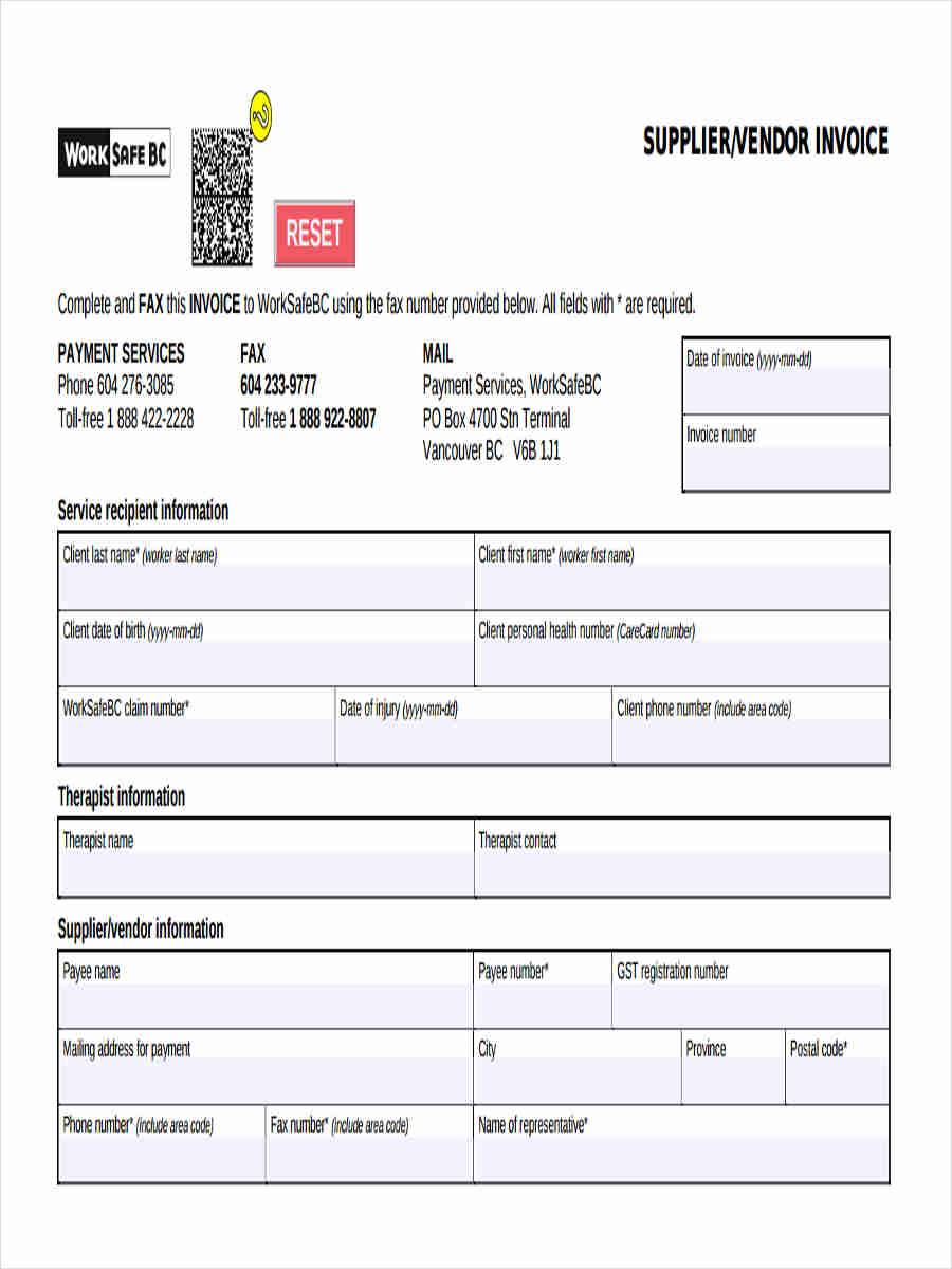 FREE 9+ Sample Service Invoice Forms in MS Word | PDF
