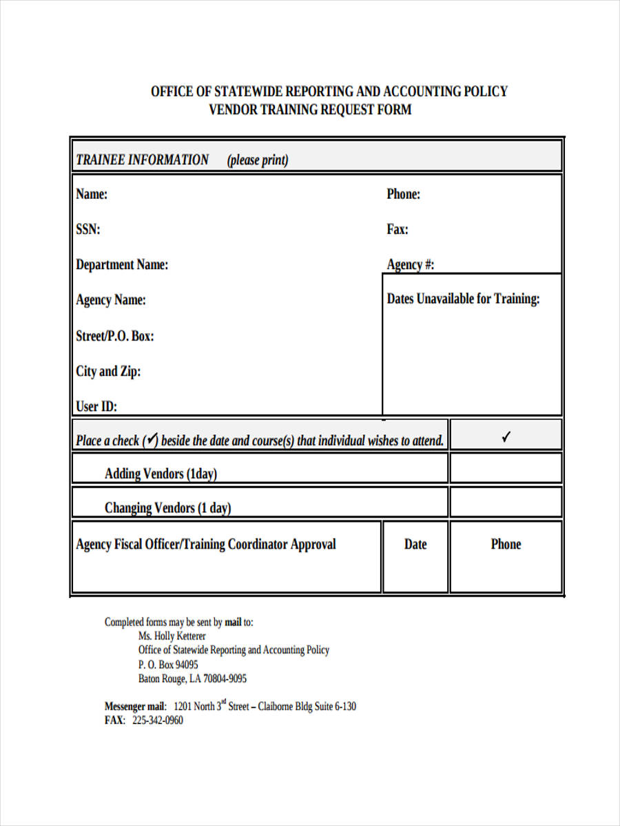 FREE 9+ Request Accounting Forms in PDF | Ms Word | Excel