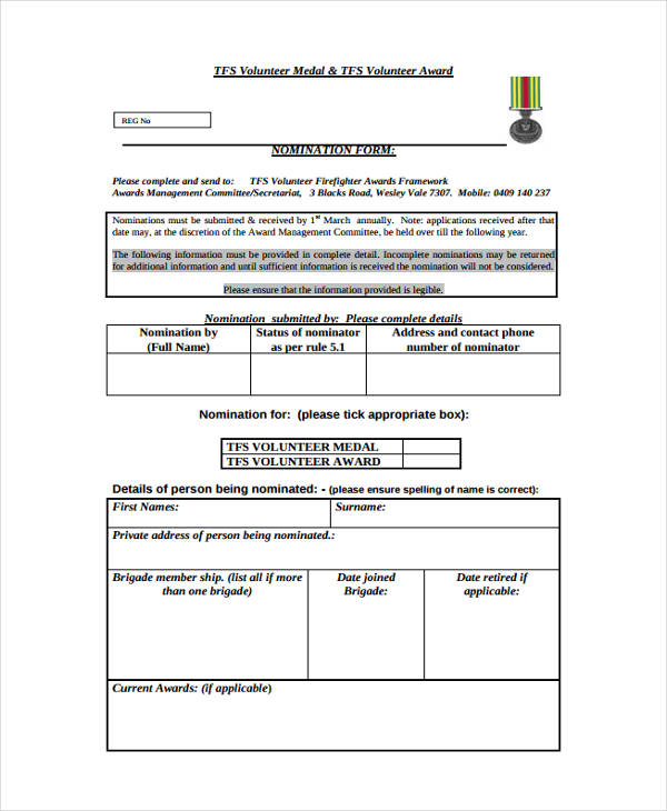 FREE 9+ Volunteer Service Forms in PDF | DOC