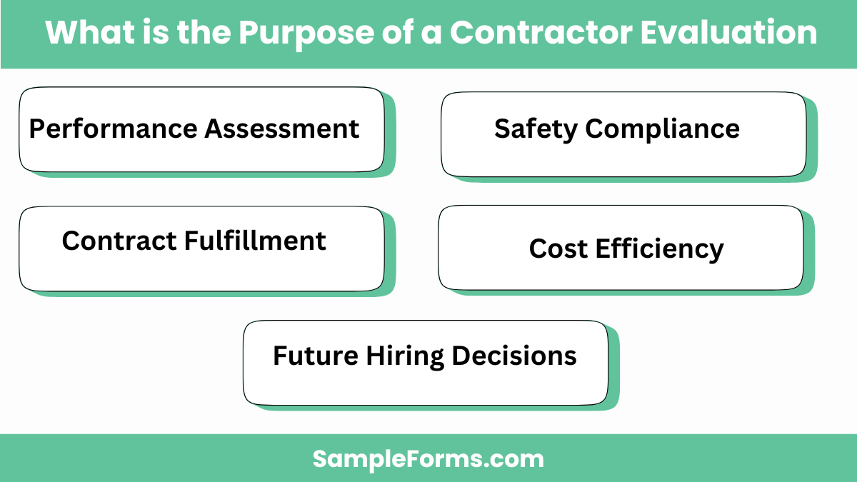 FREE 11+ Contractor Evaluation Form Samples, PDF, MS Word, Google Docs