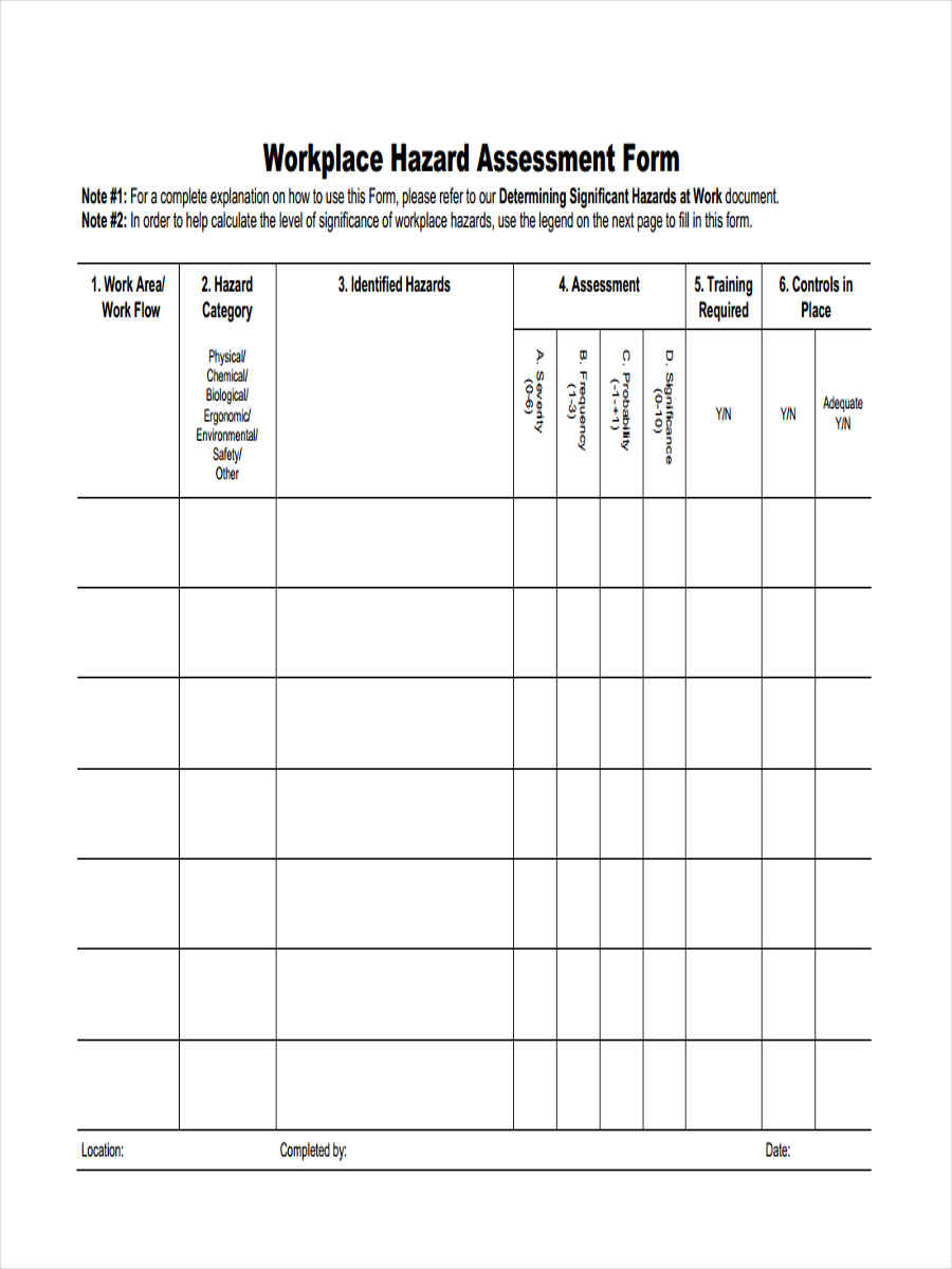 FREE 6+ Work Assessment Forms in PDF | MS Word