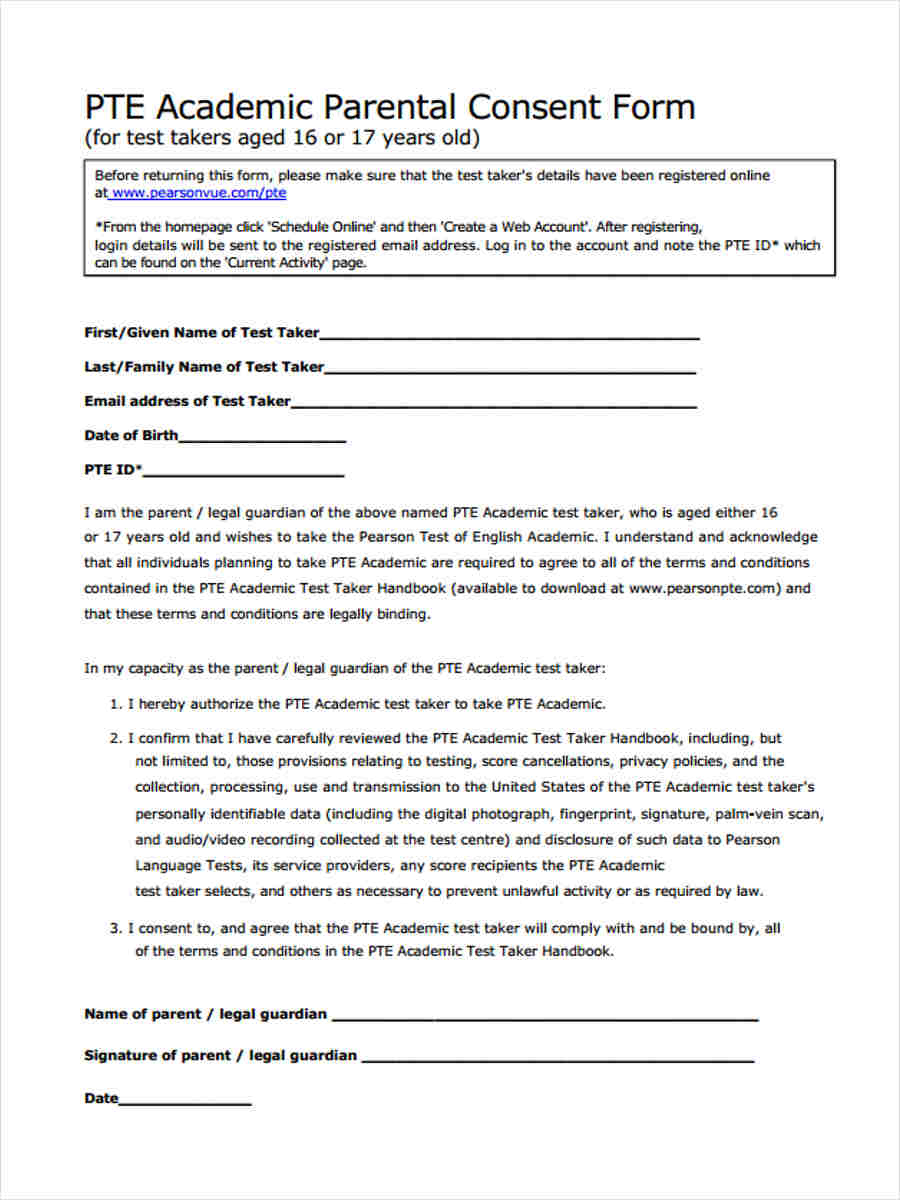 FREE 34+ Consent Form Formats in PDF | MS Word | Excel