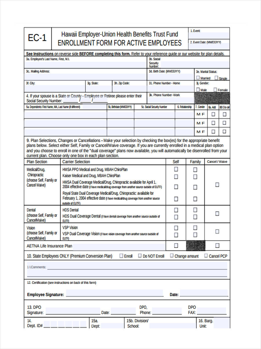 FREE 9+ Employee Health Forms in PDF | Ms Word